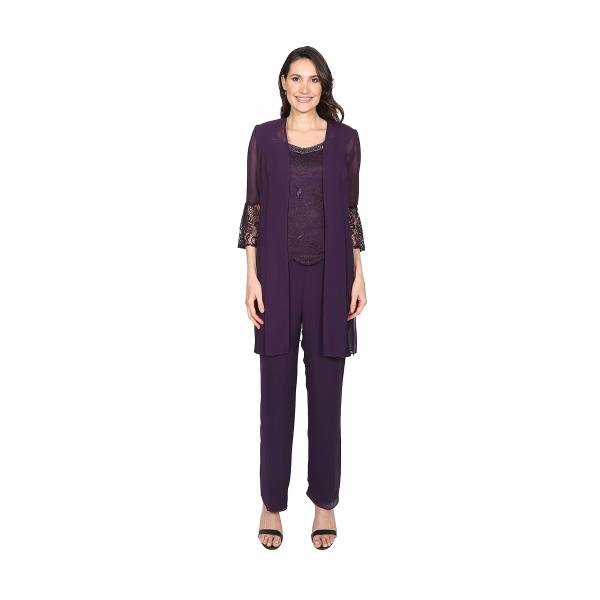 商品名:  Le Bos womens Long Duster 3 Piece Pant Set Formal Night Out Dress, Eggplant, 10 USブランド: Le Bos商品サイズ: 10高さ: 62.1cm横...