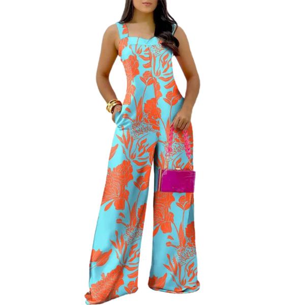 商品名:  Shulemin Summer Jumpsuit Creative Multi Colors Floor Length Deep Crotch Women Jumpsuit Daily Clothes A Lブランド: Shul...