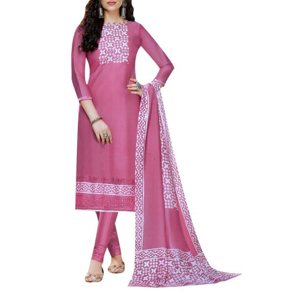 商品名: ladyline レーヨン シルク エスニック バティック プリント サルワール カミーズ スーツ スパンコール 刺繍, オニオンピンク, 3X ladyline Rayon Silk Ethnic Batik Printed S...