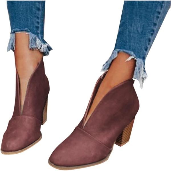 商品名Gibobby Cowgirl Boots for Girls Ankle Boots for Women Black Womens Winter Snow Boots Fur Lined Warm Ankle Boots Slip ...