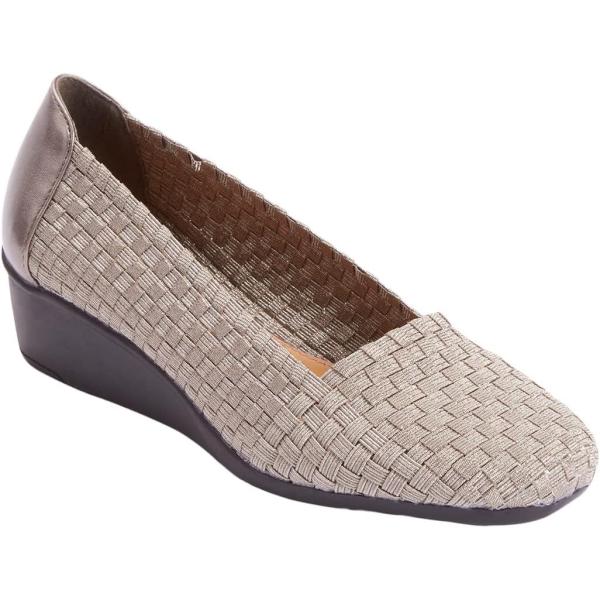 商品名Comfortview Women's Wide Width The Maple Pump - 12 WW, Pewter Grayブランド：Comfortview商品サイズ：12 WW高さ：7.6 cm横幅：35.6 cm奥行：45...