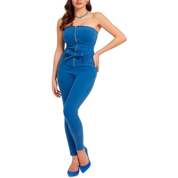 商品名:  GUESS Women's Sleeveless Skylark Jumpsuit, Holbox Wash, Smallブランド: GUESS商品サイズ: Small高さ: 29.21cm横幅: 24.13cm奥行: 5.84...
