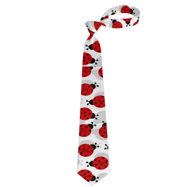 商品名:  AMRANDOM compatible with Ladybugs Cartoon Cute, Men Tie Fashion Neckties Novelty Necktie Polyester Gentleman Suit ...