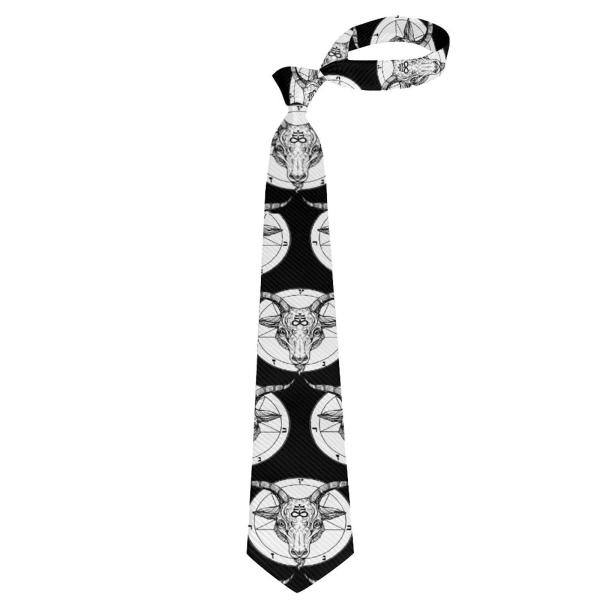 商品名:  AMRANDOM Mens Boys Necktie, compatible with Baphomet Satanic Goat Head Fashion Tie Casual Neckties College Daily T...