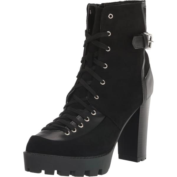 商品名YOKI ELAN-99 Women's Multi Material Lace Up High Heeled Booties, Black, 6.5 M USブランド：YOKI商品サイズ：6.5高さ：11.6 cm横幅：30.1 c...