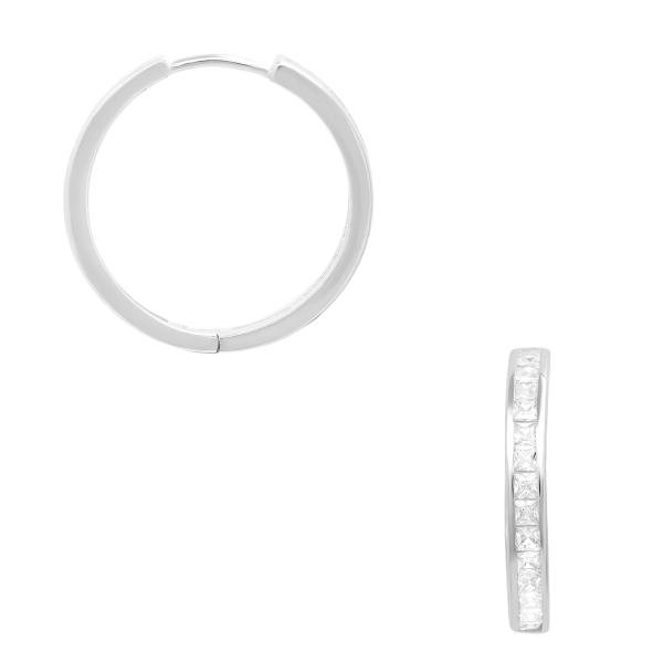 商品名: 女性用イヤリング 女の子へのバレンタインデーギフト ラウンドフープ ヘイロースタッドピアス プレミアムキュービックジルコニア ゴールド ローズゴールド シルバー, スターリングシルバー, キュービックジルコニア 925 Sterl...