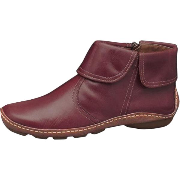 商品名Gibobby Snow Boots for Women Faux Ankle Boots Solid Pointed Toe Slip On Boots Short Shoe for Women Sneakers wtgz01ブラン...