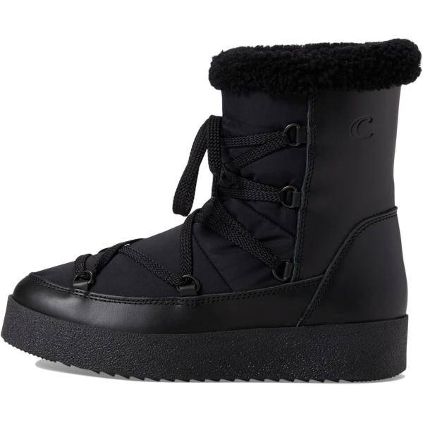 商品名ラ・カナディアン・エメリー, ブラックナイロン/レザー。, 6-6.5La Canadienne Emery Black Nylon/Leather EU 37 (US Women's 6-6.5) M (B)ブランド：La Cana...