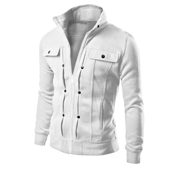 商品名:  Ymosrh Jackets For Men, Peacoat Men's Jacket Men Cotosen Mens Clothes Tactical Fleece Fashion Casual Loose Stand C...
