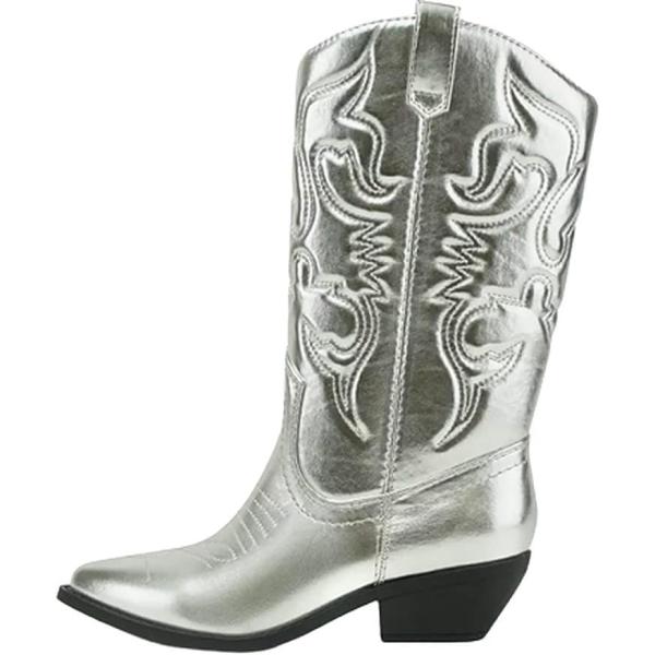 商品名Soda Women's Reno Western Cowboy High Pull On Tabs Boots,Silver Metallic Pu 6.5ブランド：Soda商品サイズ：6.5高さ：10.2 cm横幅：28.1 cm...