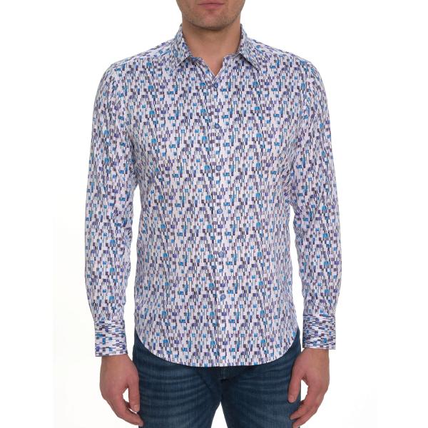 商品名:  Robert Graham Men's Halverson Long-Sleeve Woven Shirt, Multi, Largeブランド: Robert Graham商品サイズ: Large高さ: 46.4cm横幅: 42...