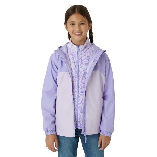 商品名:  Eddie Bauer Girls' Rain Jacket - Lone Peak Waterproof 3 in 1 Insulated Windbreaker Coat with Removable Fleece Lini...