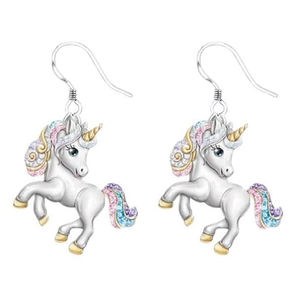 商品名Unicorn Earrings for Girls, Hypoallergenic Hook Earrings Jewelry Gift for Daughter Granddaughter Unicorn Lovers Birth...