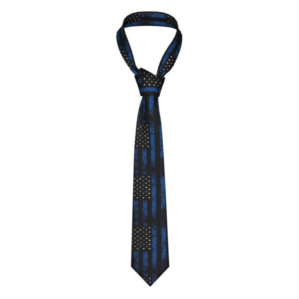 商品名:  Men'S Tie Funny Neckties Thin-Blue-Line-Police-Life Mens Tie Party Business Neckties Soft Tiesブランド: allgobee商品サイズ:...