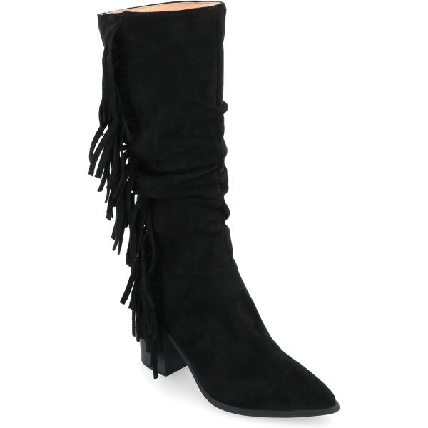 商品名Journee Collection Womens Hartly Tru Comfort Foam Wide Calf Western Mid Calf Boot Black 8 Wide WOMENS USブランド：Journee ...