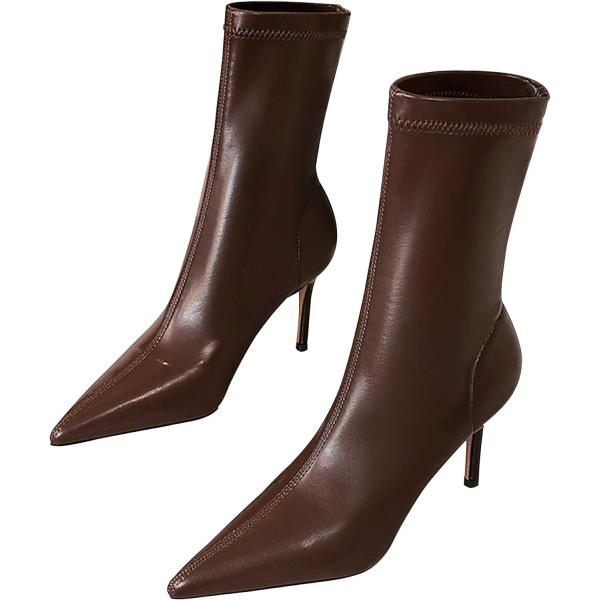 商品名Women's Mid-Calf Platform Boots Pull On Fashion Waterproof Rain Winter Snow Boots for Womens Ankle Booties Shoes Dres...