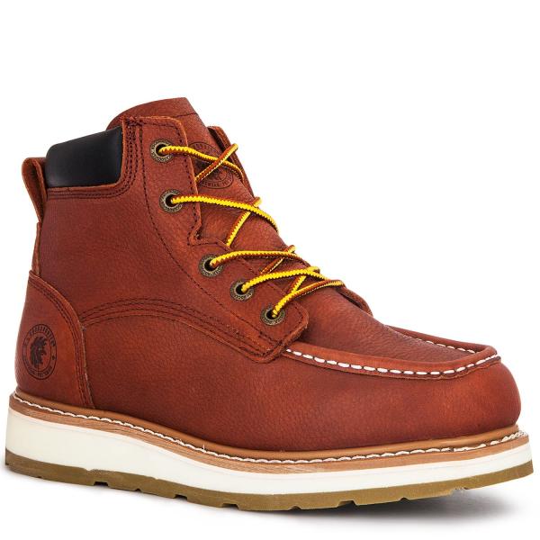 商品名:  ROCKROOSTER Walker 6" Soft Toe Wedge Leather Work Boots for Men, Electric Hazard, ASTM F2892-18 EH(AP360 US 14)ブラン...