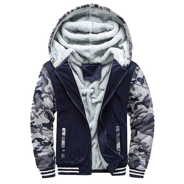 商品名:  DuDubaby Cute Hoodies For Men, Men Hoodies Mens Hoodie Winter Warm Fleece Zipper Sweater Jacket Outwear Coat Fleec...