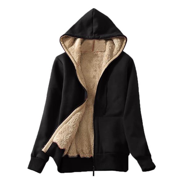 商品名:  2022 Winter Jackets for Women, Zip Up Hoodie Warm Sweatshirt Fleece Sherpa Lined Thick Coats Plus Size Relaxed Fit...