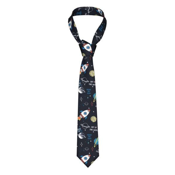 商品名:  Men'S Necktie - Space Elements Cartoon Design - Novelty Suiting Tie For Work Partyブランド: Eqivia商品サイズ: One Size商品番号:...