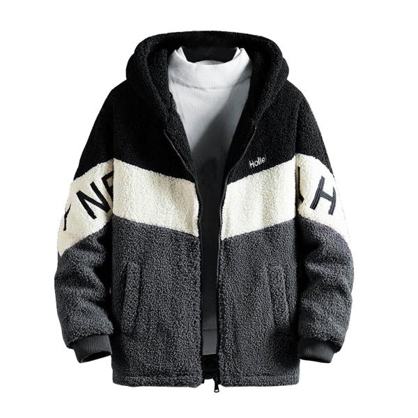 商品名:  Mens Big Tall Heavy Fleece Winter Coat Zip Up Fuzzy Sherpa Hoodie Sweatshirt Quilted Lined Warm Puffer Down Jacket...