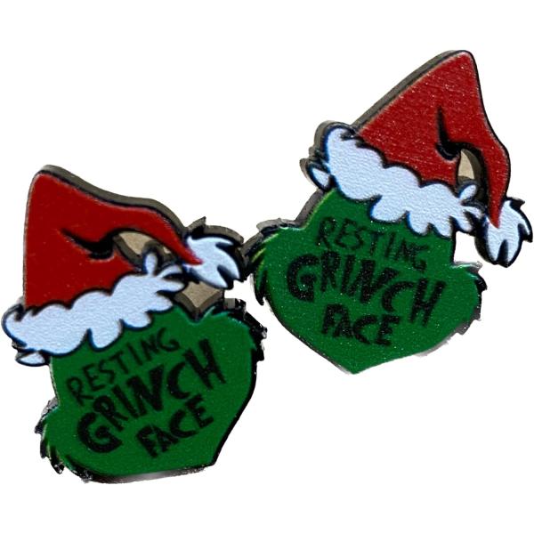 商品名Resting Grinch Face Earringsブランド：Jilton商品サイズ：商品番号：色：素材：Acrylic