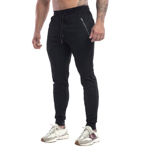 商品名:  Men's Sweatpants with Zipper Pockets Athletic Pants Traning Track Pants Joggers for Men Soccer Running Workout(Bla...