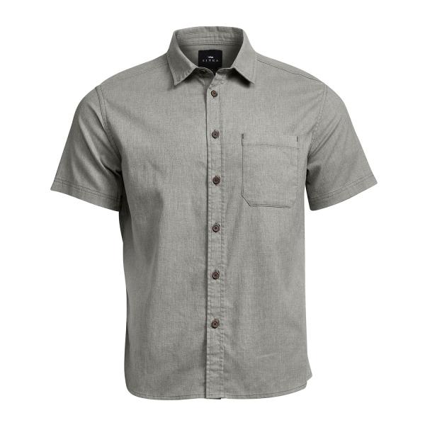 商品名:  SITKA Gear Men's Everyday Ambary Short Sleeve Button Down Shirt, Woodsmoke Heather, Lブランド: SITKA Gear商品サイズ: Large高...