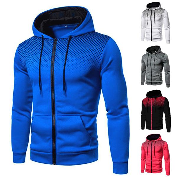 商品名:  Vickyleb Men's Zip Up Hoodie Heavyweight Winter Sweatshirt Fleece Sherpa Lined Warm Jacket Hoodies for Men with De...