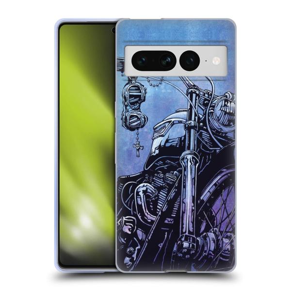 商品名:  Head Case Designs Officially Licensed David Lozeau Motorcycle Skeleton Grunge Soft Gel Case Compatible with Google...