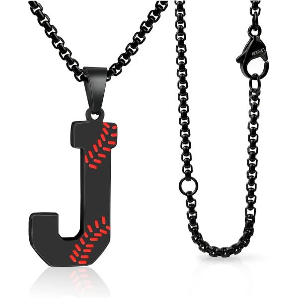 商品名野球イニシャルネックレス 男の子 メンズ A~Z レターネックレスチェーン ステンレススチールペンダント アクセサリー付き スポーツチャーム 野球ギフト チーム選手選手選手選手選手選手選手選手選手選手選手愛好家に, ステンレス鋼, 宝...