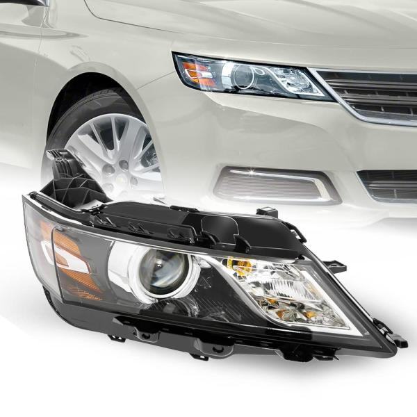 商品名: Partzer HIDヘッドライトヘッドランプアセンブリ D3S電球&amp;バラストRHなし 右助手席側 2015-2020 シボレー インパラ 23405241 GM2503411 交換用 Partzer HID Headli...