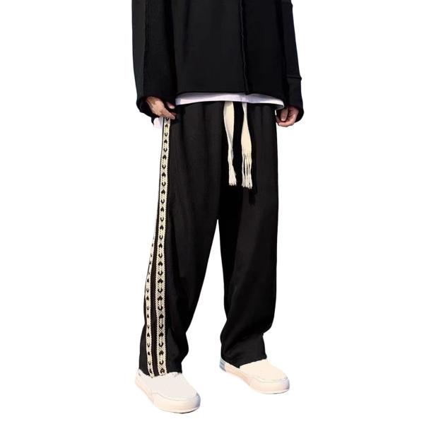 商品名:  Floerns Men's Drawstring Waist Pants Tie Front Wide Leg Loose Fit Trousers Black Mブランド: Floerns商品サイズ: Medium高さ: 1....