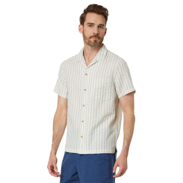 商品名:  Lucky Brand Men's Short Sleeve Linen Camp Collar Shirt, Natural Stripeブランド: Lucky Brand商品サイズ: Medium高さ: 34.5cm横幅: ...