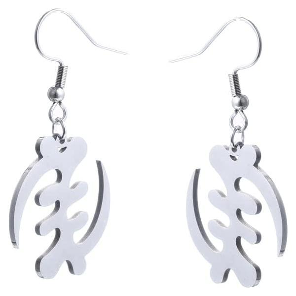 商品名African Symbol Earring Stainless Steel Adinkra Gye Nyame Earring Jewelry (silver)ブランド：Yongkan商品サイズ：商品番号：色：silver素材：Brass