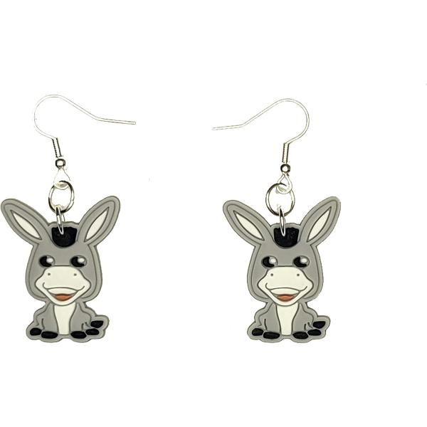 商品名Donkey Mule Earrings Hypoallergenic Silver Plated Fishhooks Yazzle Dazzleブランド：Generic商品サイズ：商品番号：色：素材：Various