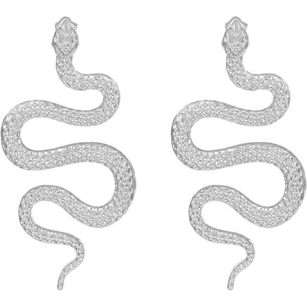 商品名Felson ゴシックスネークイヤリング パンクスタッドピアス レディース ヒップホップ パーソナリティイヤリング メンズ ガールズ 友情 誕生日 ジュエリーギフト, 亜鉛, 宝石なしFelson Gothic Snake Earri...