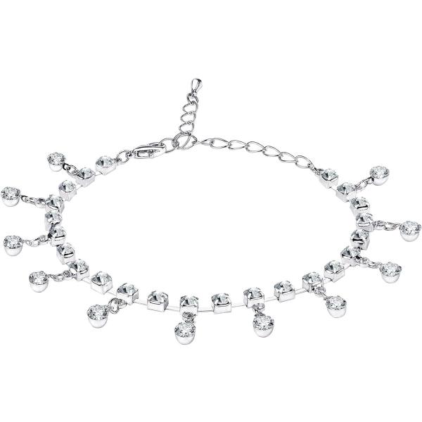 商品名EHENiZ テニスブレスレット レディース ガールズ 925シルバーとAAA+ キュービックジルコニアブレスレット 結婚/母の日/ジュエリーギフト 妻/母へのジュエリー クラシック 調節可能なスライダーブレスレット 3.0-7.8イ...