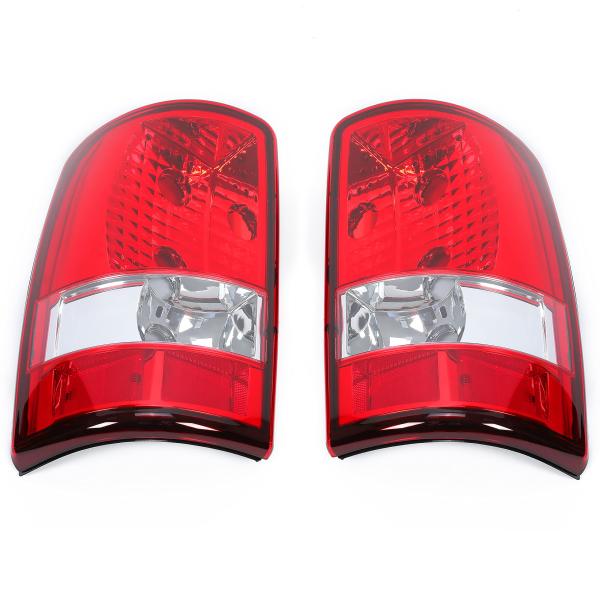 商品名: KUAFU テールライトブレーキランプ 2000-2006 シボレー サバーバン 1500 2500 Tahoe GMC Yukon GM2819199 W/Oワイヤーハーネス&amp;電球交換用クロムハウジング レッドレンズペア...