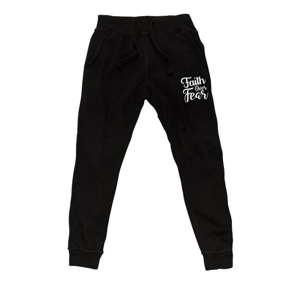 商品名:  Men's Faith Over Fear F222 Black Fleece Jogger Sweatpants Smallブランド: Generic商品サイズ: Small商品番号: 色: Black素材: Cotton B...