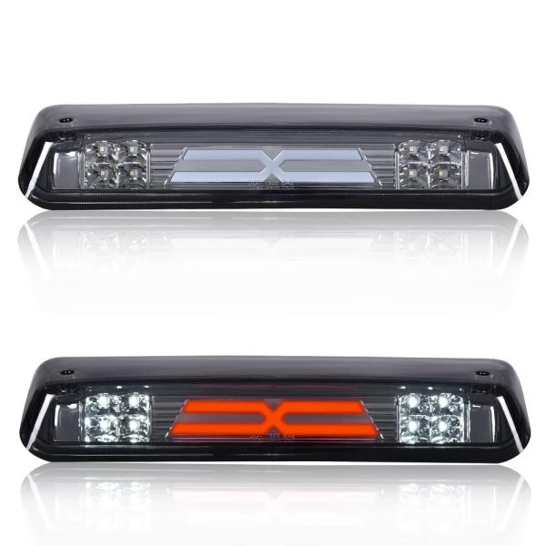 商品名: PIT66 LED 第3ブレーキライト フォードF150 2004-2008 XタイプLEDバー対応 ハイマウントストップライト リアテールカーゴランプ クリアレンズ クロームハウジング PIT66 LED 3rd Brake L...
