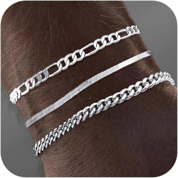 商品名DEARMAY アンクルブレスレット レディース ゴールド/シルバーアンクレット 防水 14Kゴールドメッキ アンクレットブレスレット トレンディ 変色しないアンクレット セットパック スターリングシルバー ゴールドジュエリー ギフト...