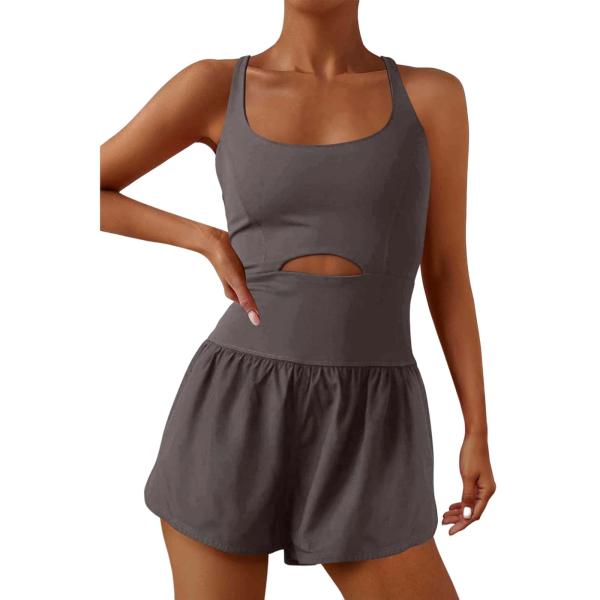 商品名:  evzosrz Jumpsuit for Women Running Onesie Workout Rompers Summer Womens One Piece Outfits Exercise Overalls Gym Yo...