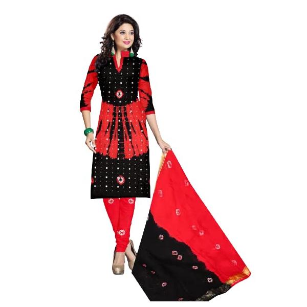 商品名:  GJ Fashion Readymade Traditional Bandhani Printed Rayon Fabric Churidar Salwar Suit With Bandhani Dupatta For Girl...