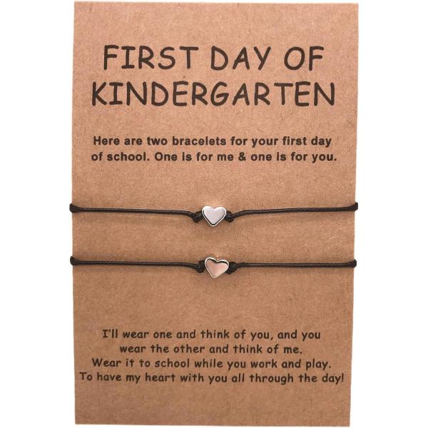 商品名FUNGOS First Day of School Bracelets Back to School Gift Mother and Daughter Bracelets Set Mommy and Me Back to Schoo...