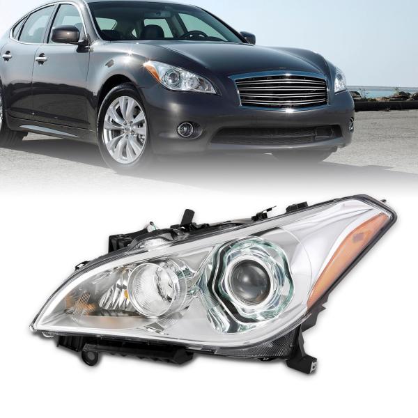 商品名:  Partzer Headlight Assemblies Compatible with 2011 2012 2013 Infiniti M56 M37 HID Left Driver Side Headlights with ...