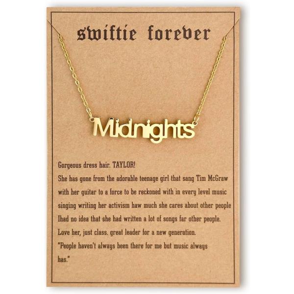 商品名Ts Albums Necklace for Swiftie，Eras Lover Reputation Speak Now 1989 Folklore Fearless Necklace for Concert Outfit Jew...