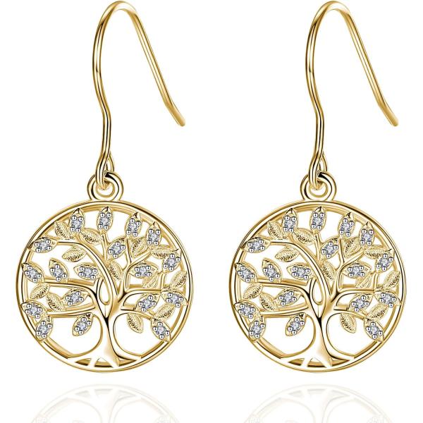 商品名AEONSLOVE スターリングシルバー 生命の樹 ネックレス ファミリーツリー ジュエリー ギフト レディース ガールズ - 18インチチェーン, キュービックジルコニア, キュービックジルコニアAEONSLOVE Tree of ...