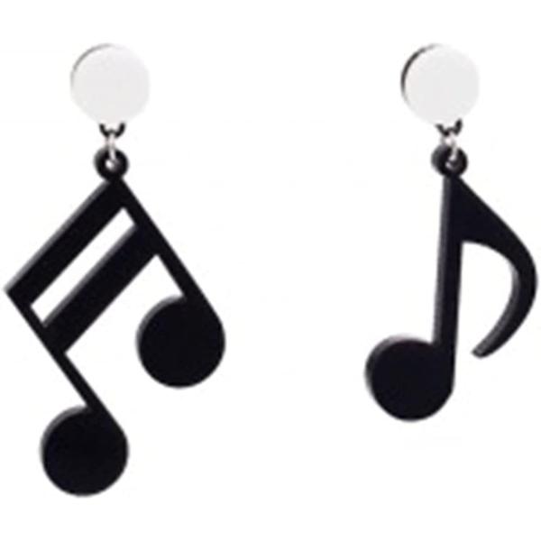 商品名アクリル 音符 スタッド イヤリング 楽しい 非対称 音符 ドロップ イヤリング レディース ガールズ, アクリル, プレーンAcrylic Musical Note Stud Earrings Fun Asymmetrical Mu...