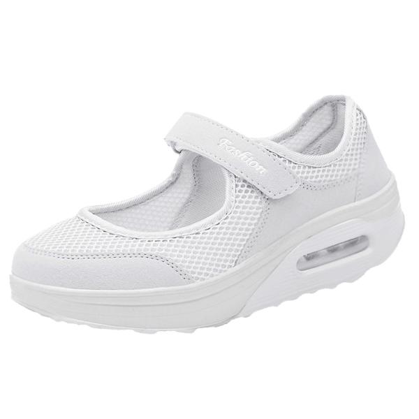 商品名:  JWSVBF Women's?Sandals Beach, Ankle Paste Thick Sole Breathable Casual Wedges, Slip On Thick Mesh Slippers Non-Sli...